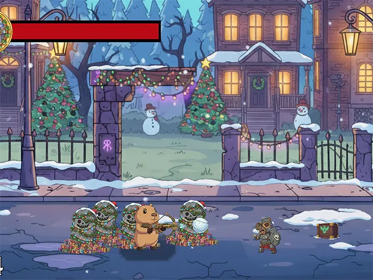 Play Capybara Winter Curse Online For Free - Play Now on Pog.com