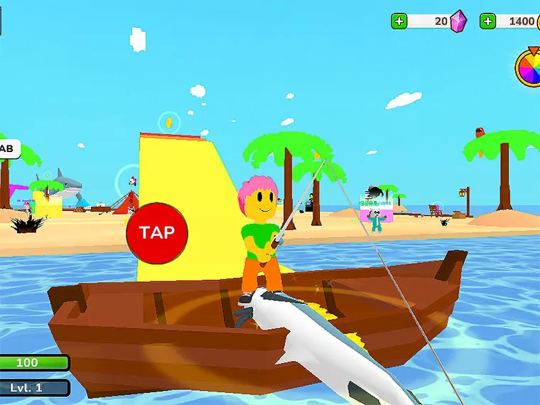 Juega Obby Fishing: Catch the Megalodon en Línea Gratis - Juega Ahora ...