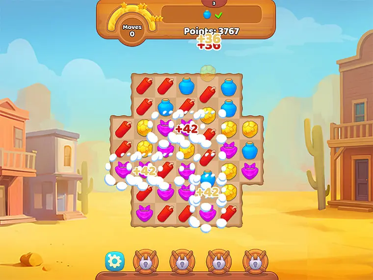 Play Wild West: Match 3 Online For Free - Play Now on Pog.com