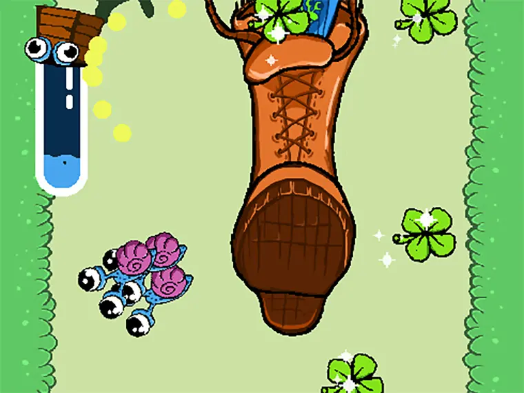 免费在线玩Snail Squash - 立即在 Pog.com 上玩