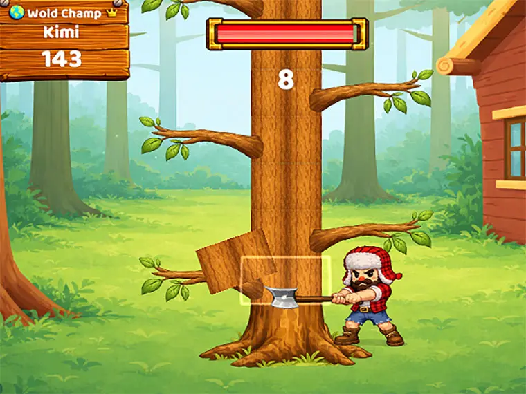 Play Timber Guy World Challenge Online For Free - Play Now on Pog.com